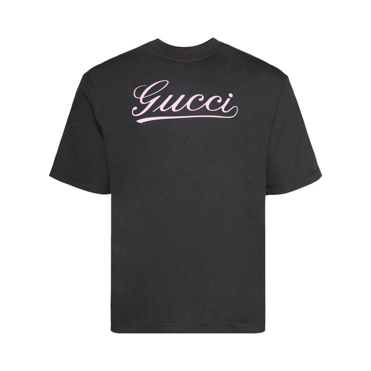 Buy Gucci Script Logo T-Shirt 'Black' - 798769 XJGQ3 1142 | GOAT