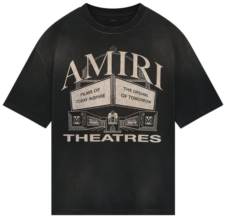 Buy Amiri Theatres Oversized Tee Black Amjyte1098 Blac Goat