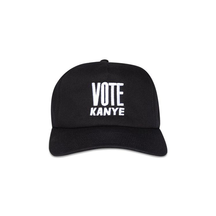 Buy Kanye West Vote Kanye Hat 'Black' - 2076 1SS200701VKH BLAC | GOAT