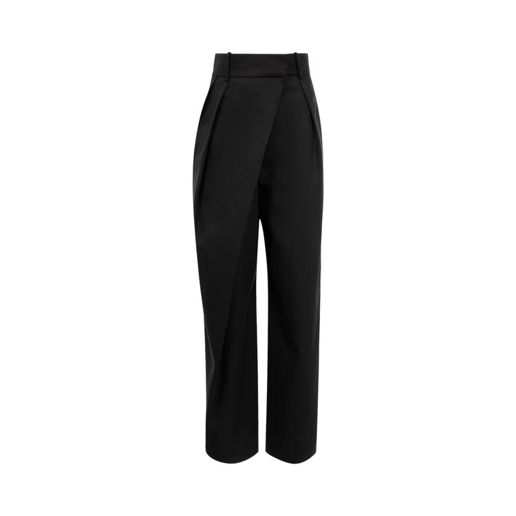 Buy Loewe Wrap Trousers 'Black' - S540Y04XI0 1100 | GOAT