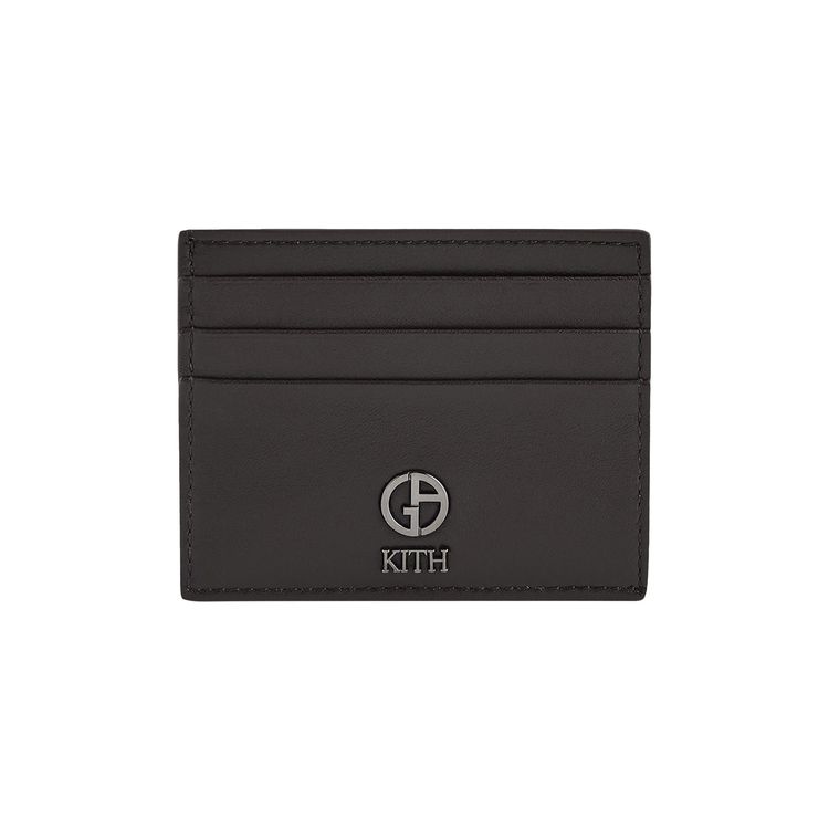 Buy Kith & Giorgio Armani Card Holder 'Black' - GM001677AF1702B | GOAT