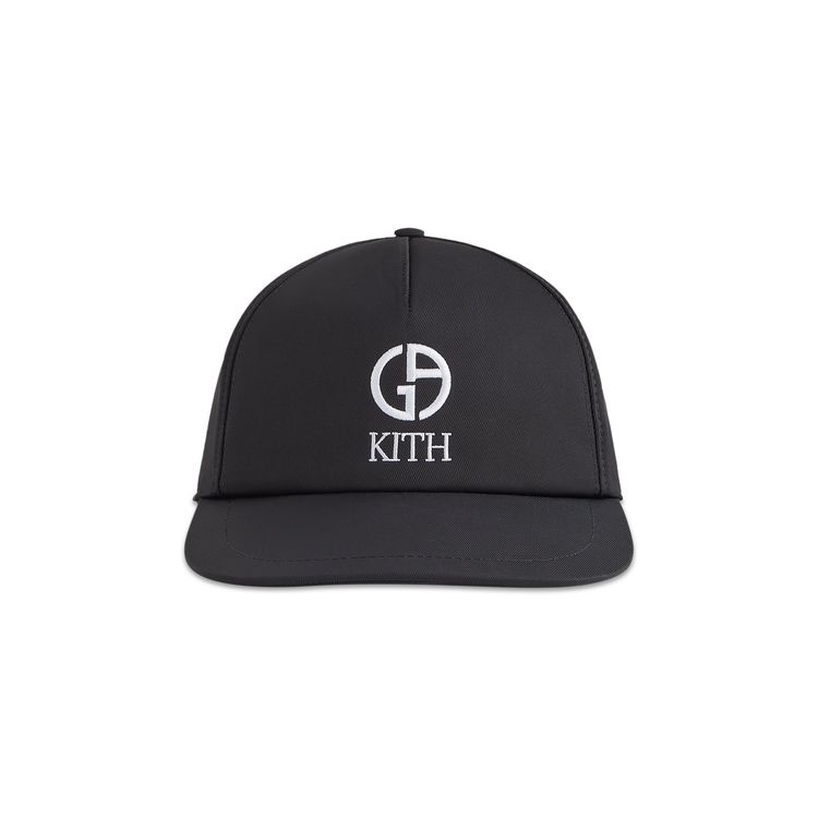 Buy Kith & Giorgio Armani Pinch Crown Hat 'Black' - GM000891F14382B | GOAT