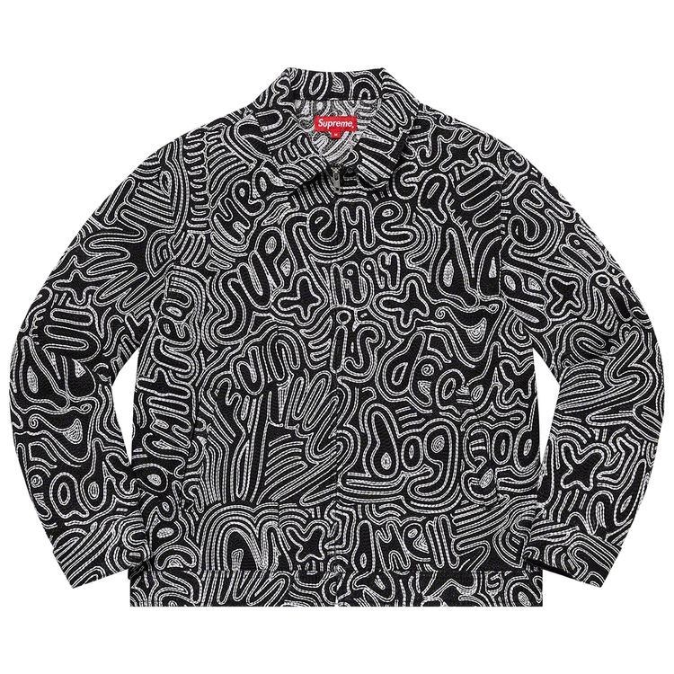 Buy Supreme Chainstitch Denim Jacket 'Black' - SS22J30 BLACK | GOAT
