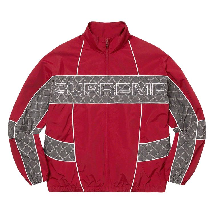 Buy Supreme Jacquard Panel Track Jacket 'Red' - FW22J55 RED | GOAT