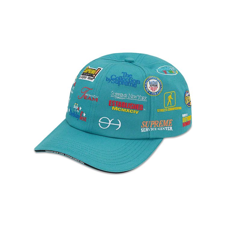 Buy Supreme Sponsors 6-Panel 'Teal' - FW22H58 TEAL | GOAT