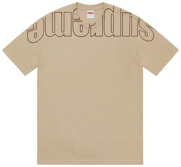 Buy Supreme Upside Down Tee 'Stone' - FW22T63 STONE | GOAT