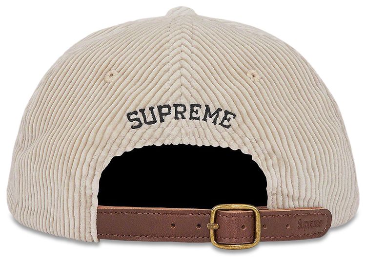 Buy Supreme Script Corduroy 6-Panel 'White' - FW22H101 WHITE | GOAT