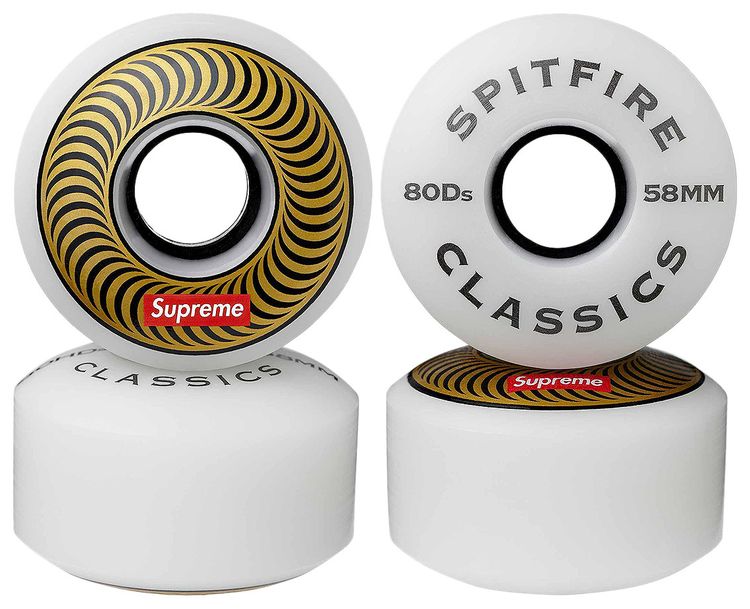 Buy Supreme x Spitfire Classic Wheels (Set Of 4) 'Gold' - 99SBA81 GOLD ...