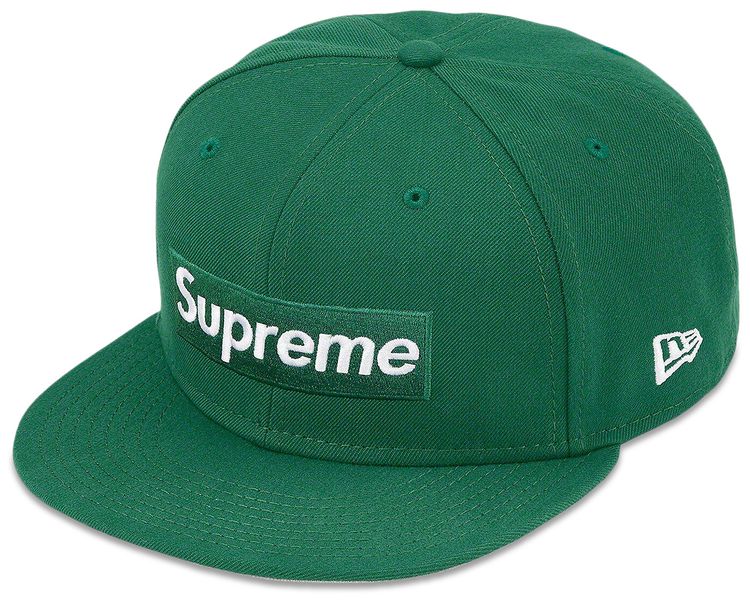 Buy Supreme Money Box Logo New Era 'Dark Green' - FW22H37 DARK GREEN | GOAT