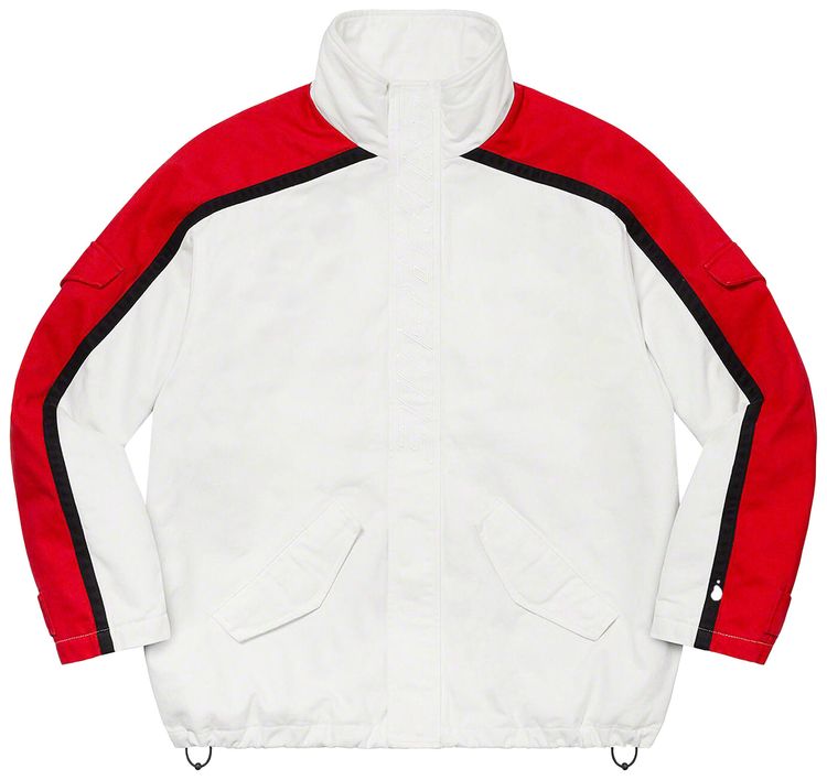 Buy Supreme Brushed Twill Zip Jacket 'White' - FW22J48 WHITE | GOAT
