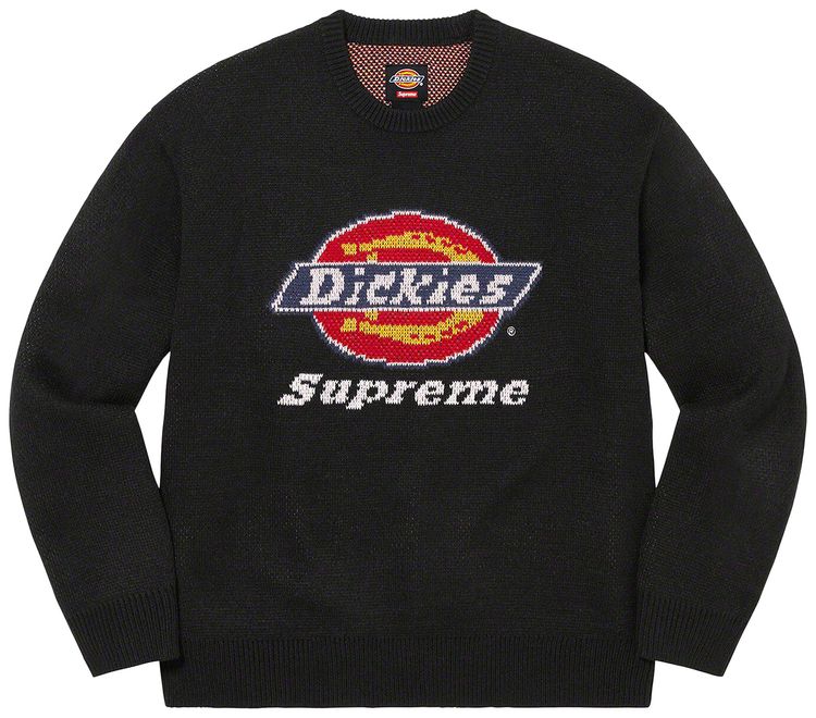 Buy Supreme X Dickies Sweater Black Fw22sk3 Black Goat