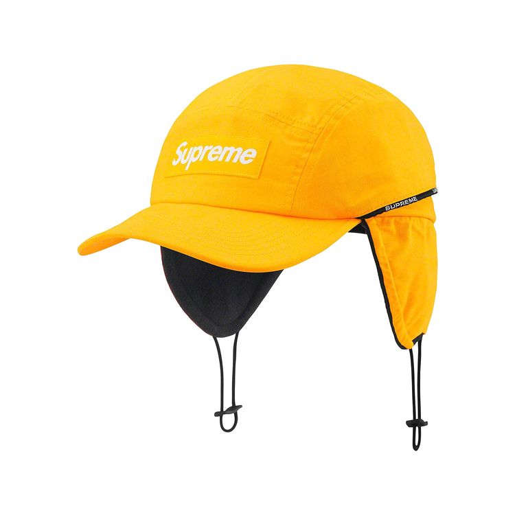 Buy Supreme Packable Ear Flap Camp Cap 'Yellow' - FW22H48 YELLOW | GOAT