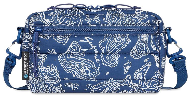 Buy Supreme Puffer Side Bag 'Blue Paisley' - FW22B18 BLUE PAISLEY | GOAT