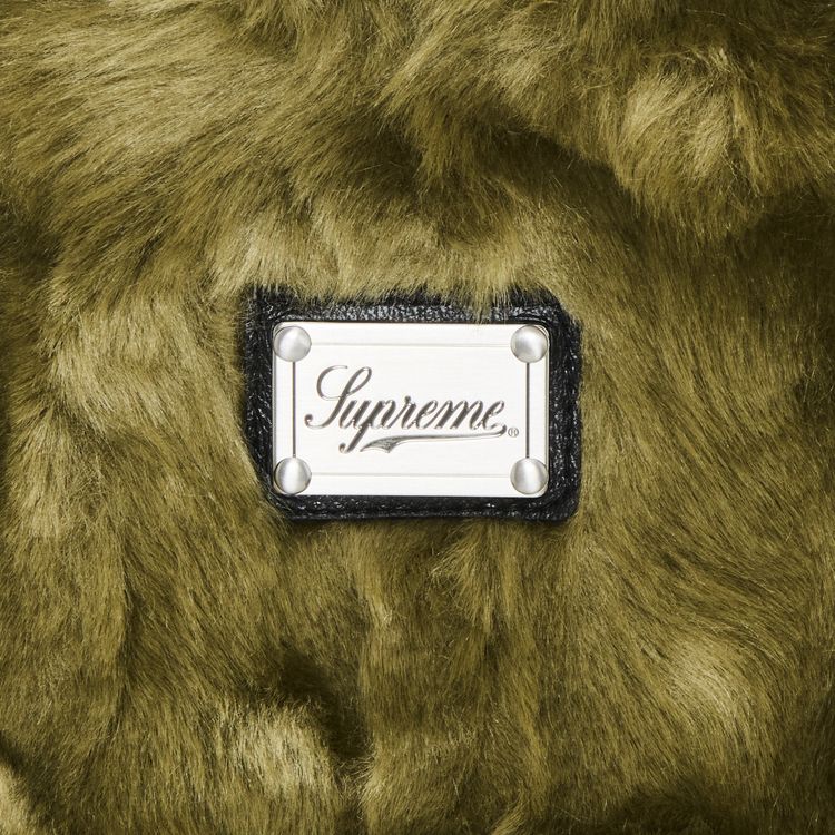 Buy Supreme Faux Fur Hooded Jacket 'Olive' - FW24J52 OLIVE | GOAT