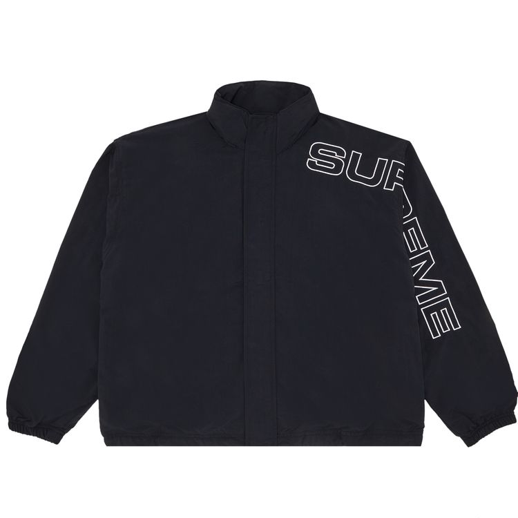 Buy Supreme Spellout Embroidered Track Jacket 'Black' - FW24J70 BLACK ...