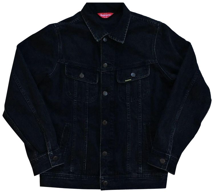 Buy Supreme x Playboy Denim Jacket 'Black' - SS140306 BLACK | GOAT
