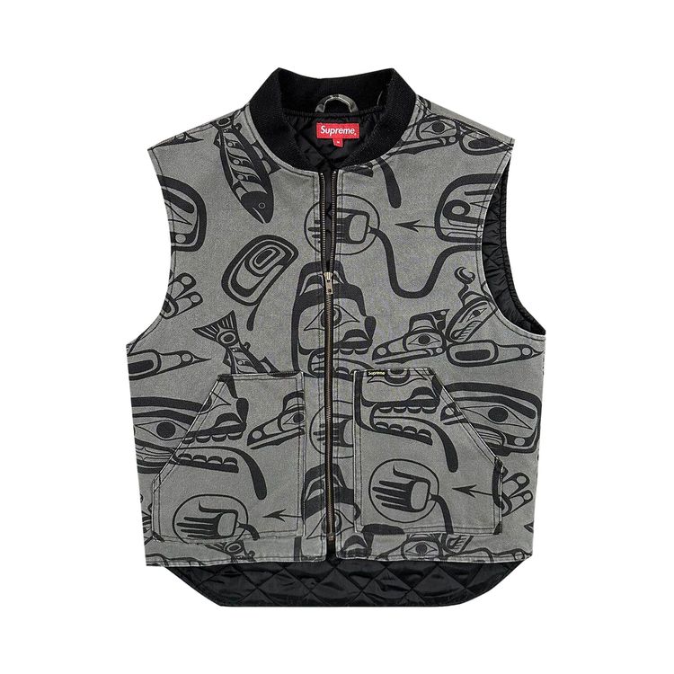 Buy Supreme Haida Work Vest 'Grey' - FW190114 GREY | GOAT