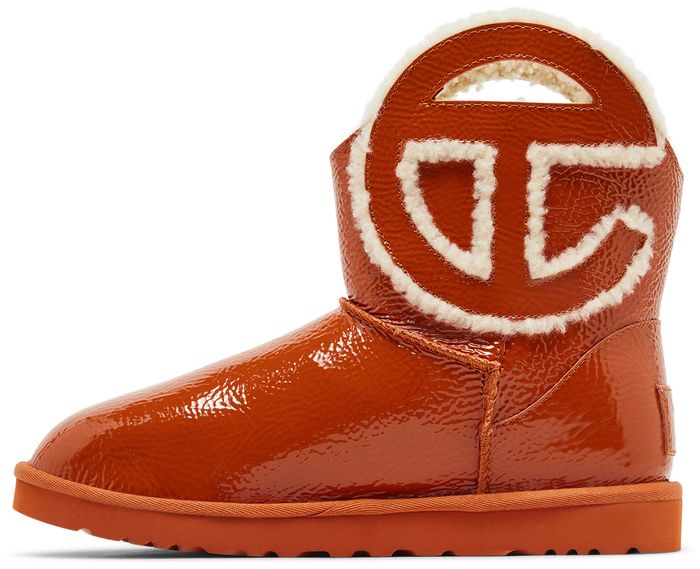 Buy Telfar x Logo Mini Boot 'Crinkle - Spicy Pumpkin' - 1155790 SYP | GOAT