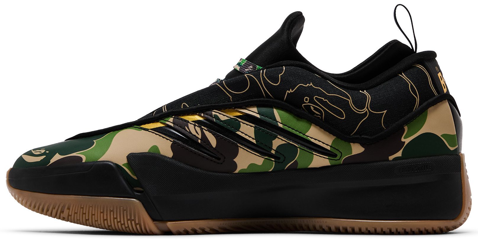 Buy BAPE x adidas Dame 9 'Black Green' - JH6358 | GOAT
