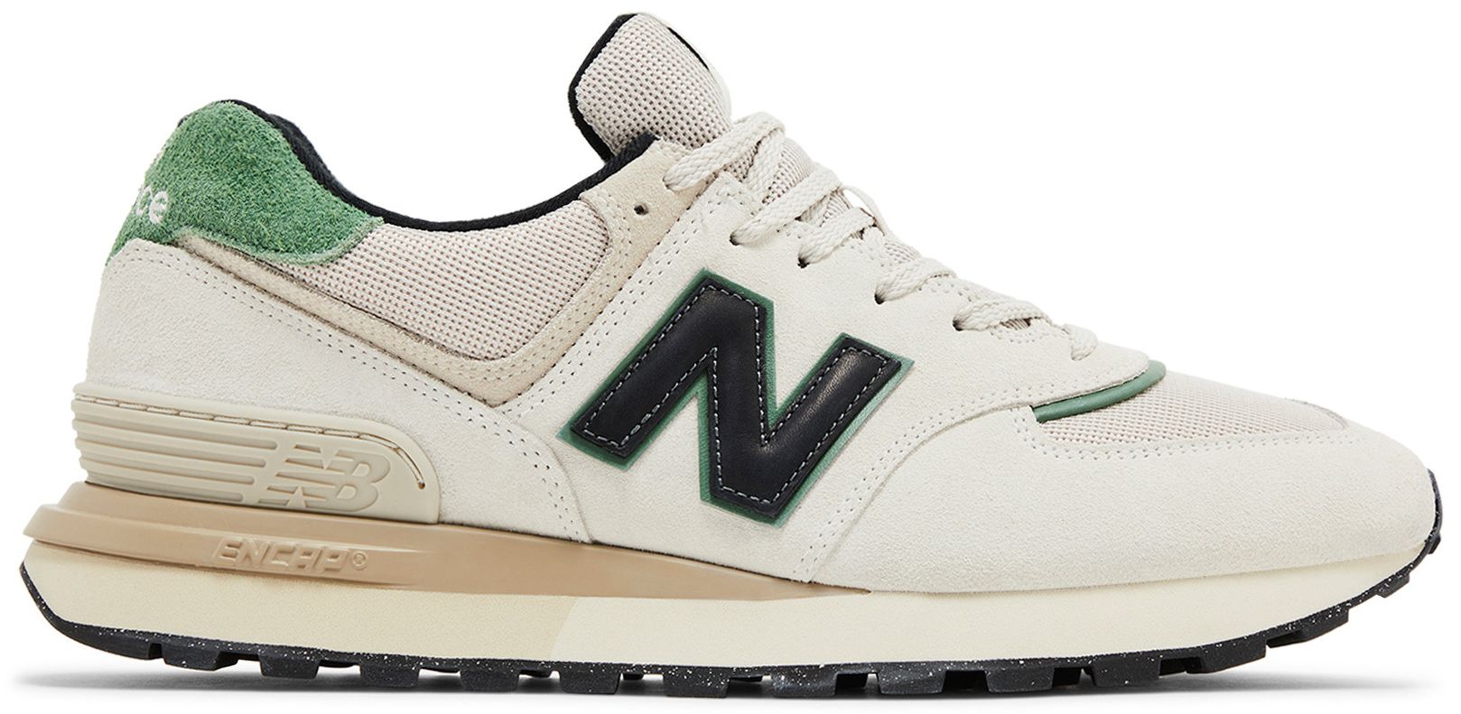 Buy New Balance 574 Legacy 'White Black Green' - U574LGFW | GOAT