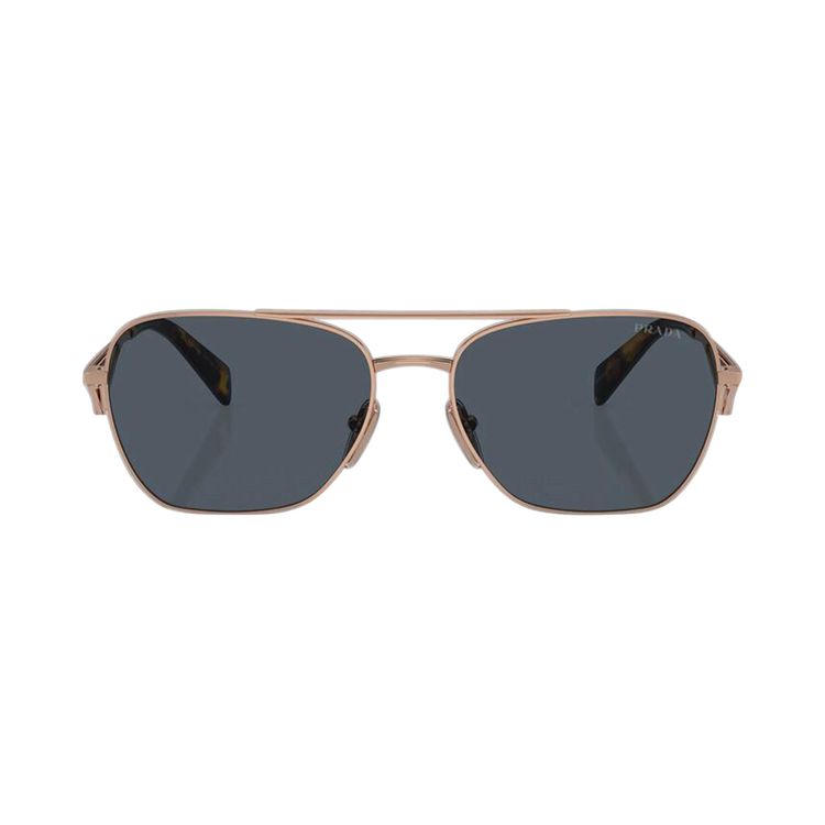 Buy Prada Aviator Sunglasses 'Gold/Grey' - 0PR A50S SVF09T | GOAT