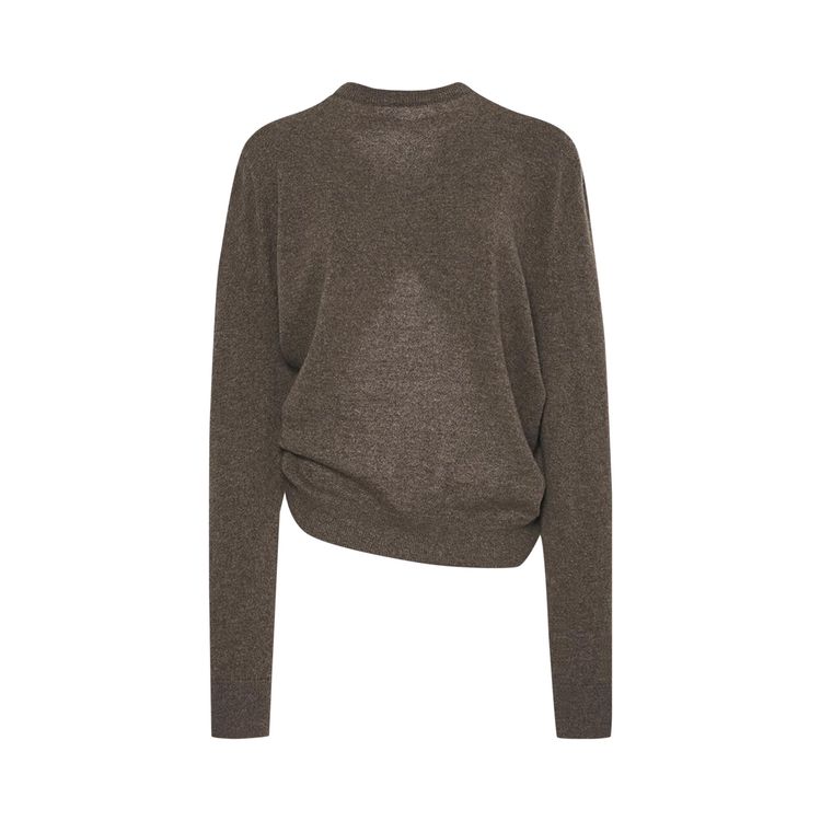 Buy The Row Laris Twist Neck Top 'Taupe' - 6798 F377 TAU | GOAT