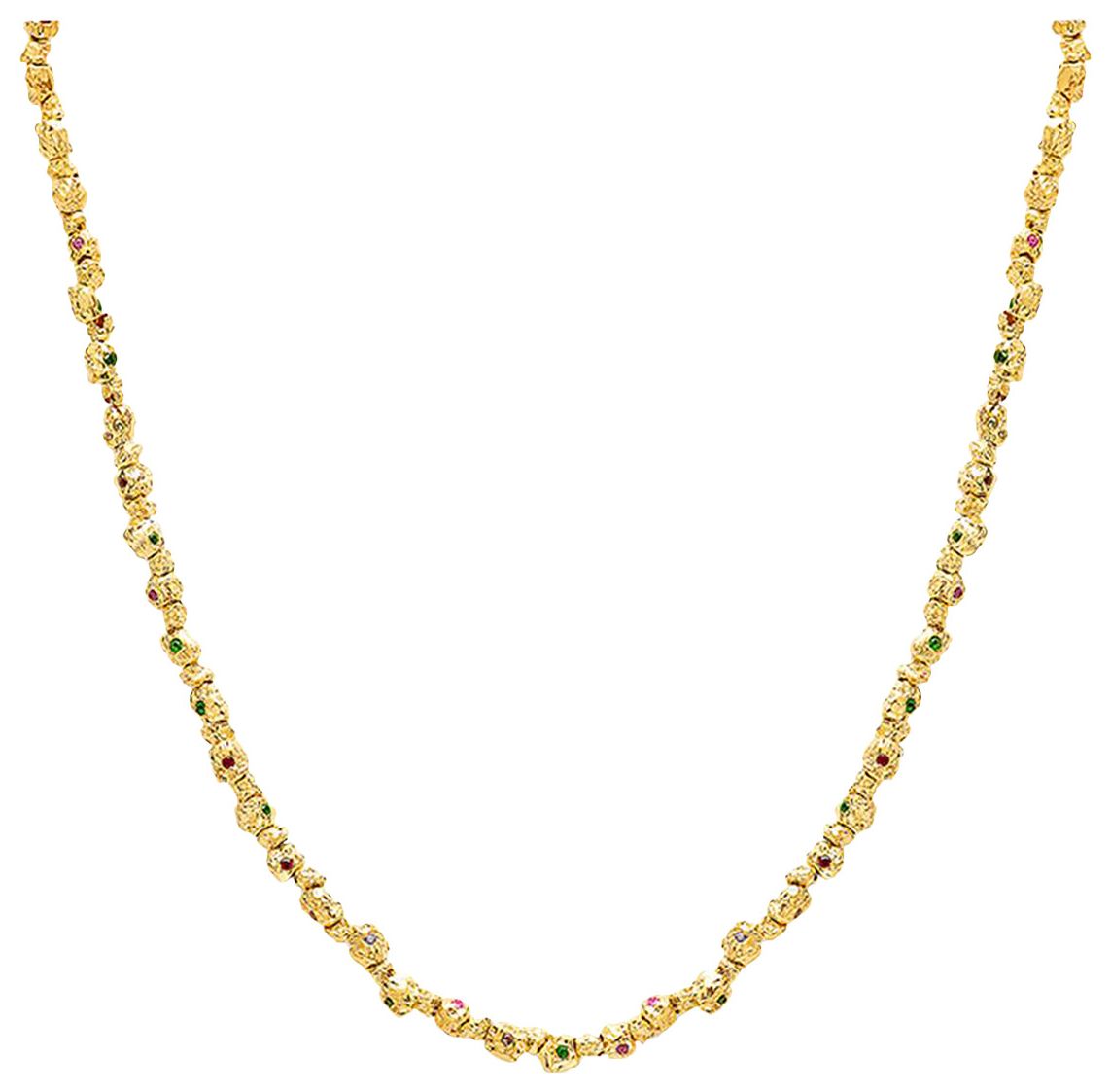Buy Veneda Carter VC025 Signature Gem Stone Necklace 'Gold' - 828961GMU ...