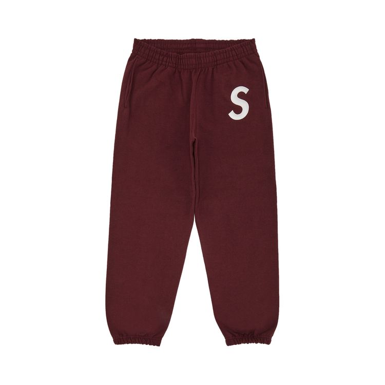 Buy Supreme S Logo Sweatpant 'Maroon' - FW24P50 MAROON | GOAT