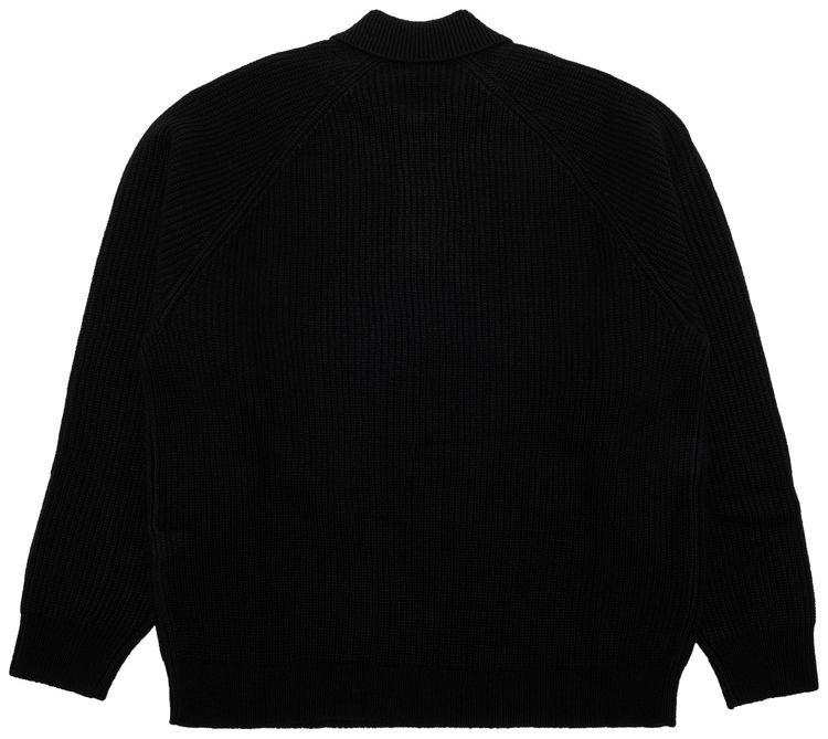 Buy Supreme Small Box Polo Sweater 'Black' - FW24SK30 BLACK | GOAT
