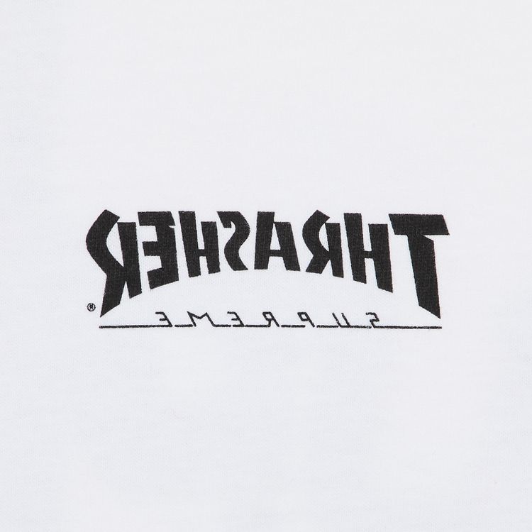 Buy Supreme x Thrasher Cross Tee 'White' - FW24T4 WHITE | GOAT