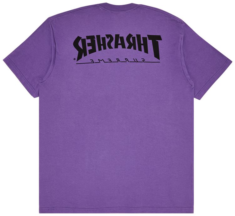 Buy Supreme x Thrasher Harold Tee 'Purple' - FW24T6 PURPLE | GOAT
