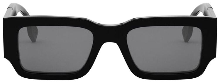 Buy Fendi Rectangular Sunglasses Blacksmoke Fe40151i 01a Goat