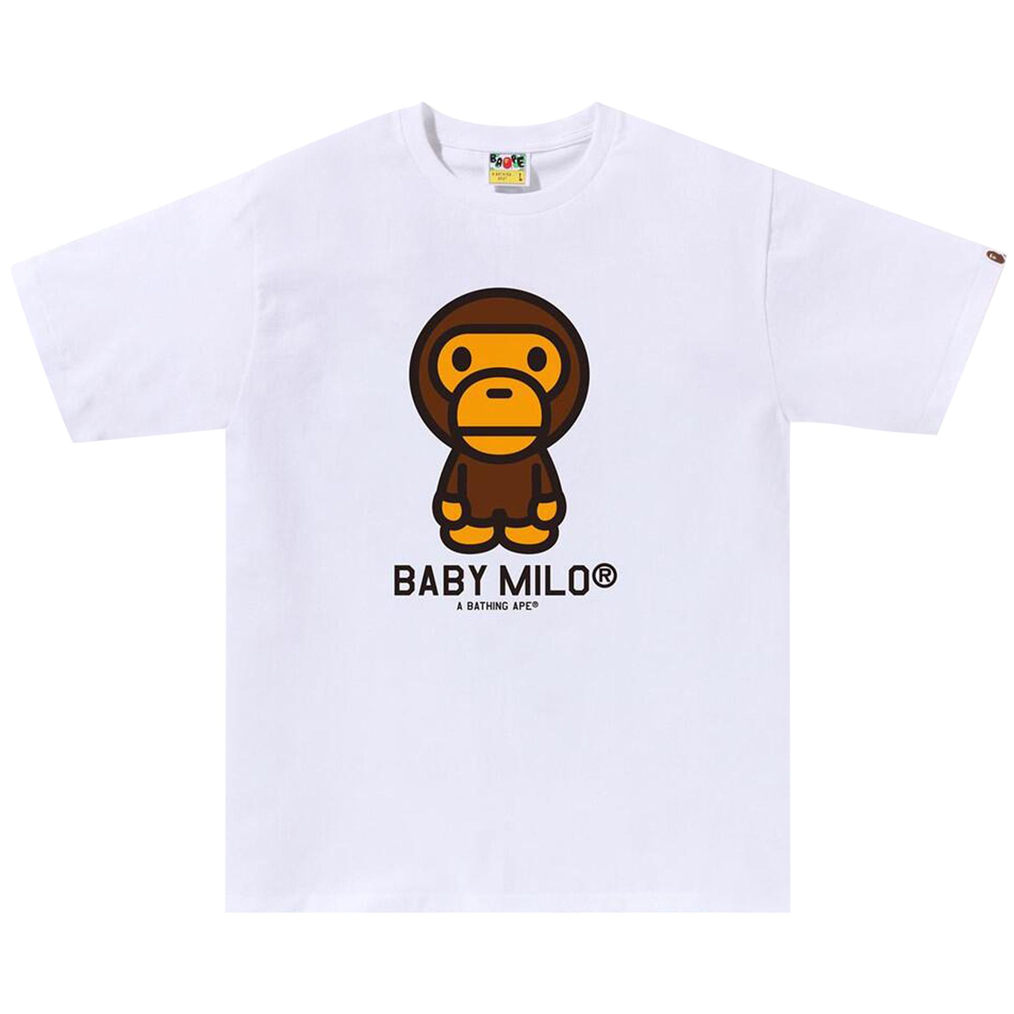 Buy BAPE Baby Milo Tee 'White' - 2K80 110 001 WHITE | GOAT