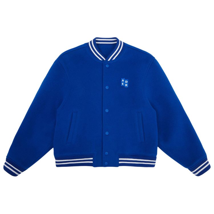Buy Ader Error TRS Tag Varsity Jacket 'Blue' - BM42FYJK0504BL | GOAT
