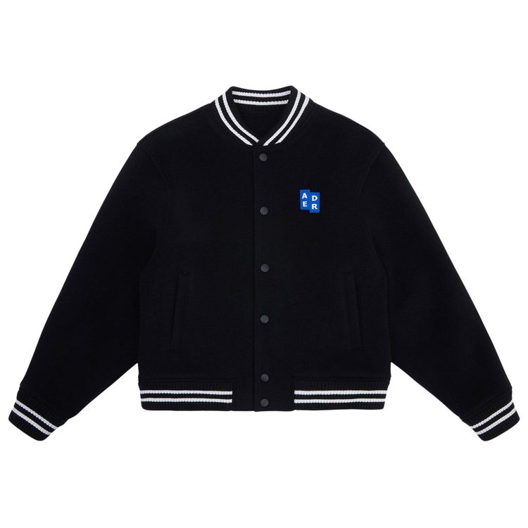 Buy Ader Error TRS Tag Varsity Jacket 'Black' - BM42FYJK0504BK | GOAT