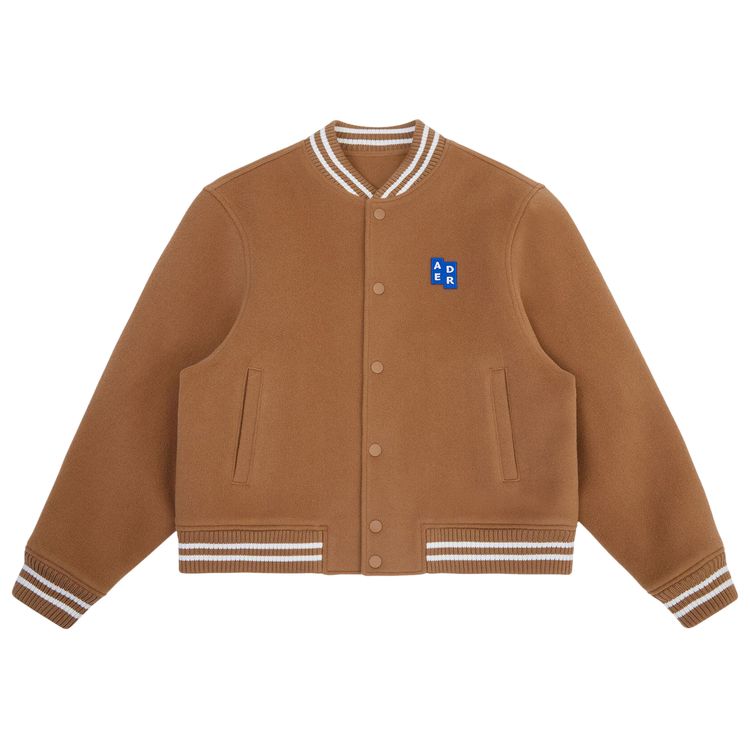 Buy Ader Error TRS Tag Varsity Jacket 'Camel' - BM42FYJK0504CM | GOAT