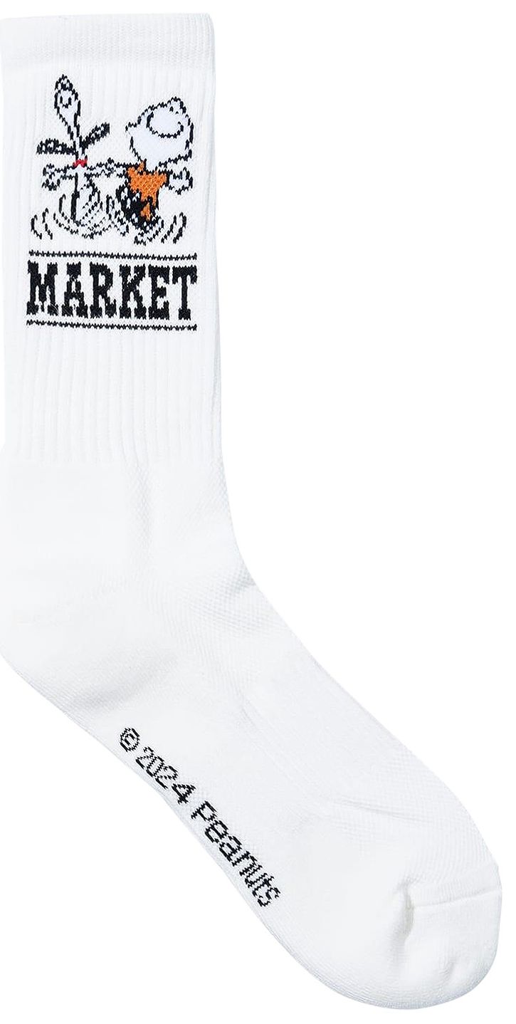 Buy Market Peanuts Snoopy Charlie Dance Socks 'Ecru' - 360001489 ECRU ...