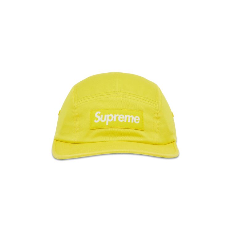 Buy Supreme Washed Chino Twill Camp Cap 'Yellow' - FW24H7 YELLOW | GOAT