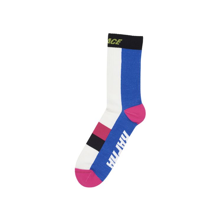 Buy Palace Rapha Merino Socks 'White/Blue/Pink' - BPA01XXMUL | GOAT