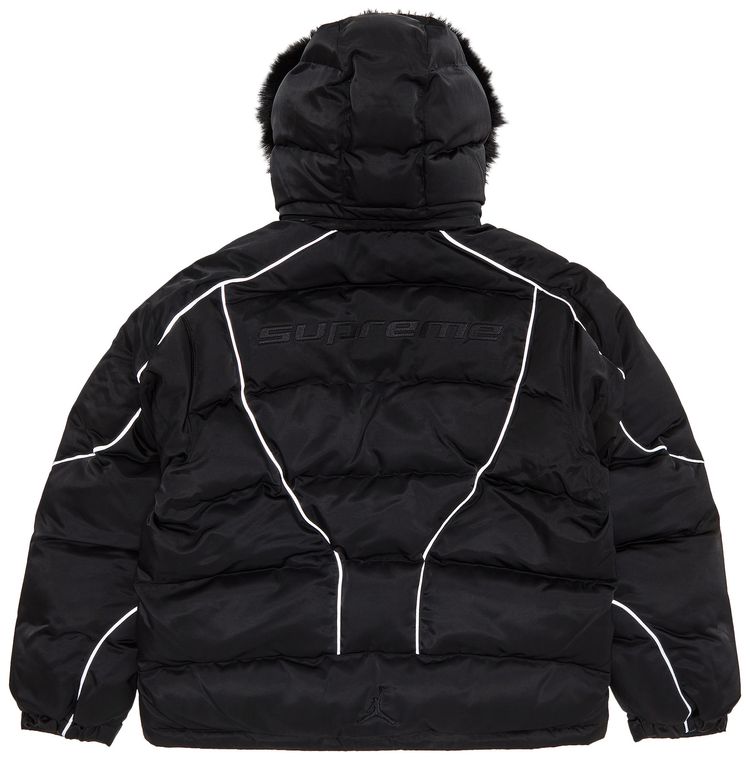 Buy Supreme x Jordan Puffer Jacket 'Black' - FW24J2 BLACK | GOAT