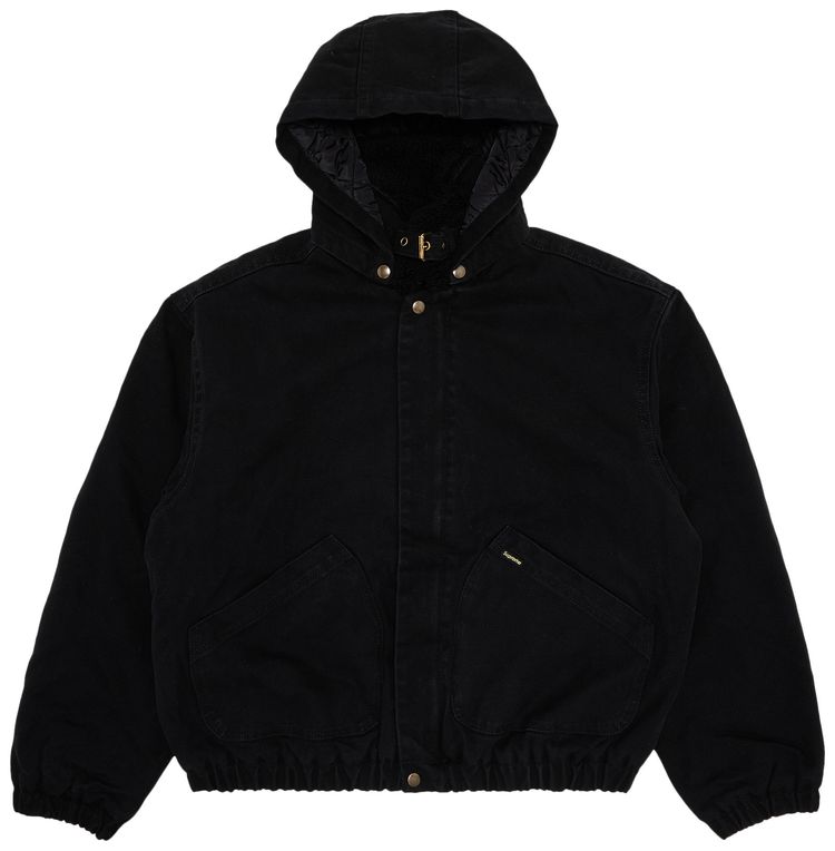 Buy Supreme Faux Shearling Lined Bomber Jacket 'Black' - FW24J10 BLACK ...