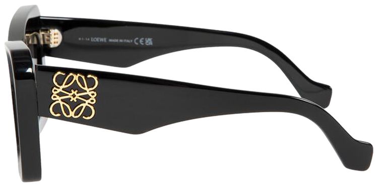 Buy Loewe Anagram Sunglasses 'Shiny Black/Smoke' - LW40145 IM52 01A | GOAT