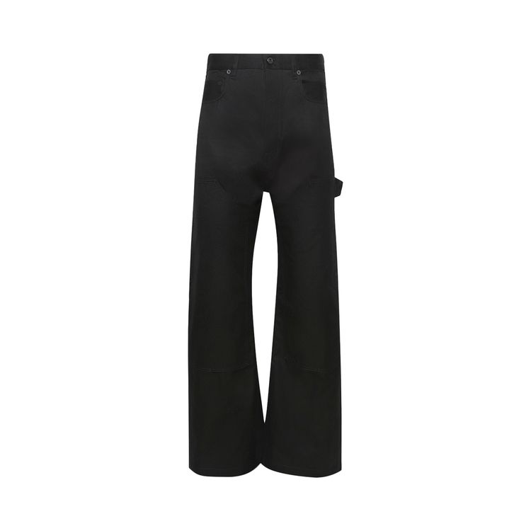 Buy Rick Owens DRKSHDW Double Knee Geth Cut Pants 'Black' - DL02D4387 ...
