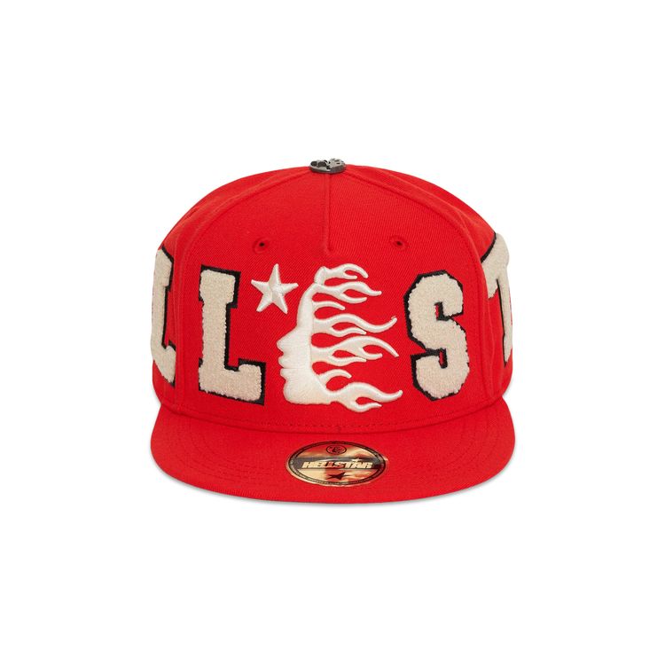 Buy Hellstar OG Patch Fitted Hat 'Red' - HS01HAT002 RED | GOAT