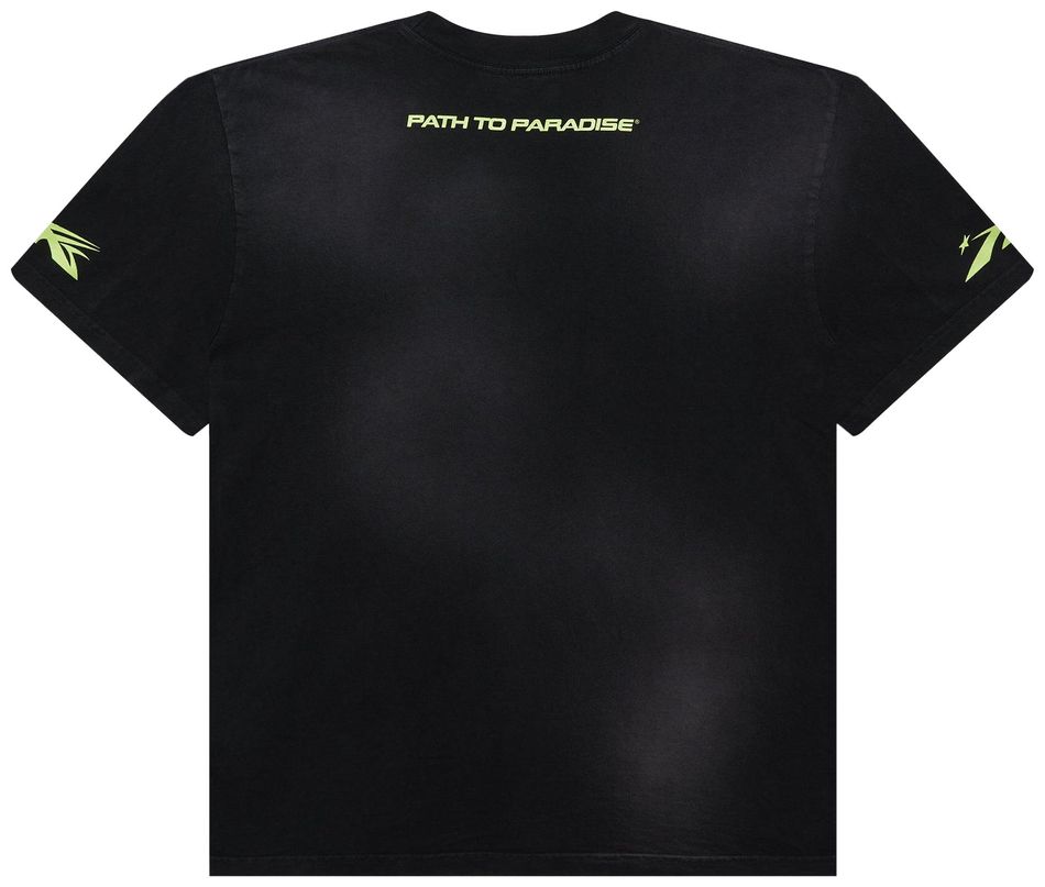 Buy Hellstar Thorn Glitter T-Shirt 'Green' - HS03TEE002 GREE | GOAT