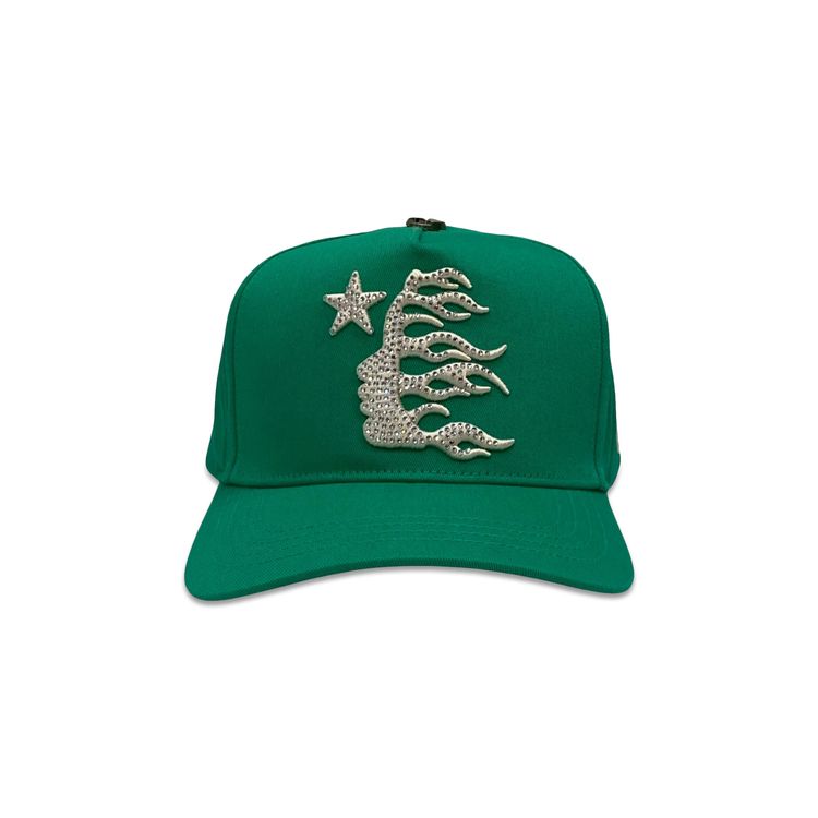 Buy Hellstar OG Logo Rhinestones Snapback Hat 'Green' - 9357 ...
