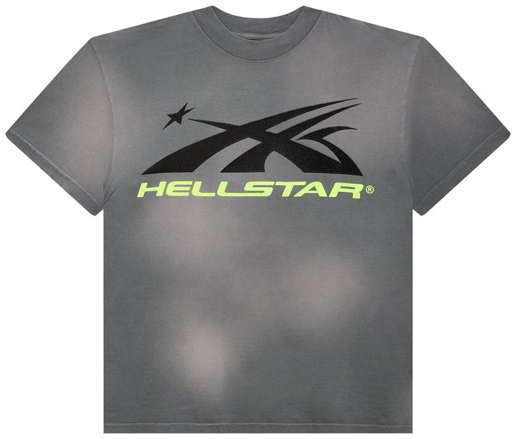 Buy Hellstar Sports Core Logo Gel T-Shirt 'Grey' - HS03TEE002 GREY | GOAT