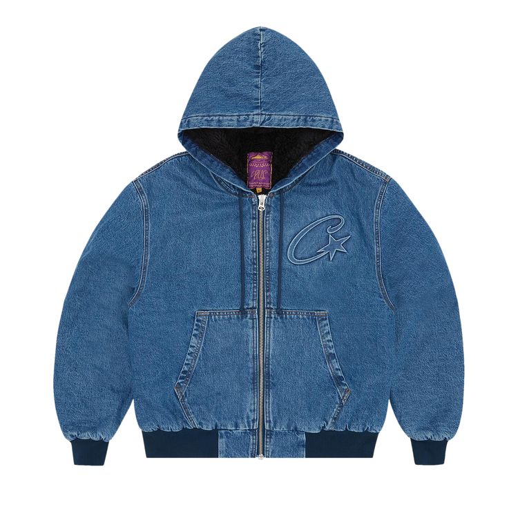 Buy Corteiz CRTZ Embossed C-Star Denim Work Jacket 'Blue' - 7892 ...