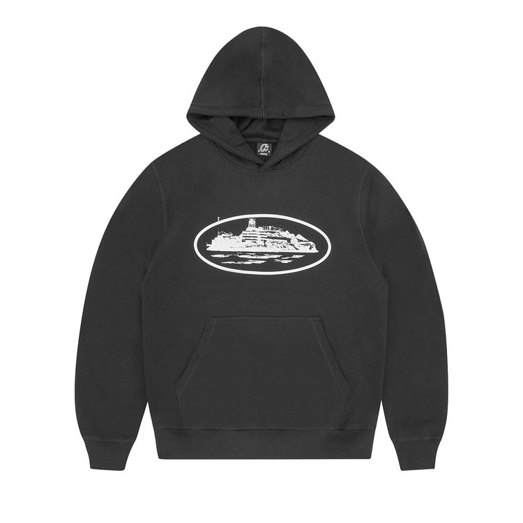 Buy Corteiz CRTZ Alcatraz Hoodie 'Black' - 7892 1FW240106AH BLAC | GOAT UK