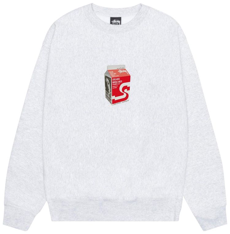 Buy Stussy Milk Crew 'Ash Heather' - 1915036 ASH | GOAT